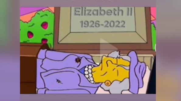O seriado “Os Simpsons” previu a morte da Rainha Elizabeth II?