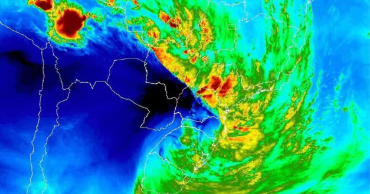Ciclone extratropical segue provocando ventos fortes e chuvas em Minas ...