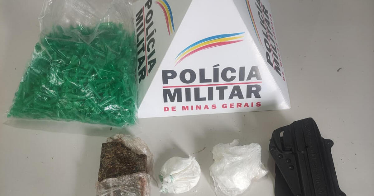 Homem é preso por tráfico de drogas durante operação da PM em Itabira ...