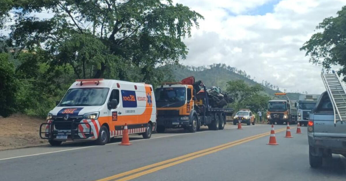 Vídeo: trânsito começa a ser liberado na BR-381 após grave acidente ...