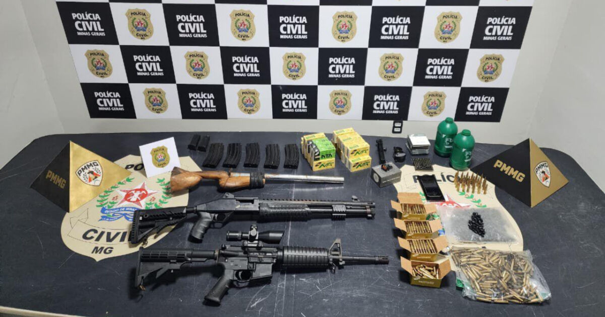 Polícia Civil prende homem por posse de armas de calibre restrito em ...