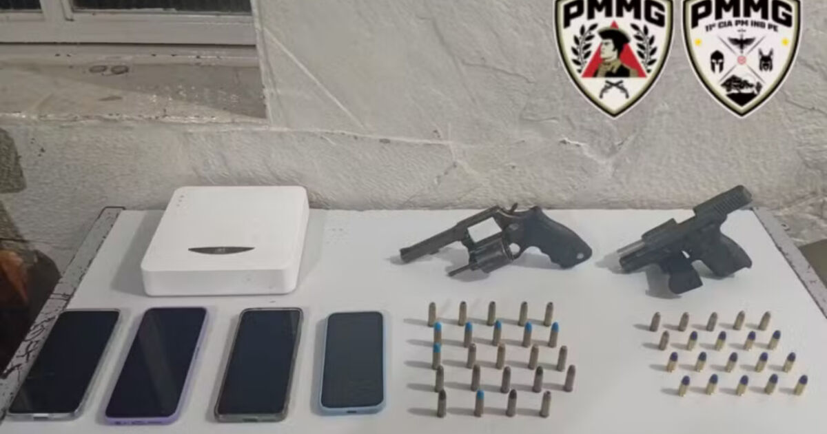 Homem de 36 anos é preso com pistola 9mm e revólver durante operação em ...